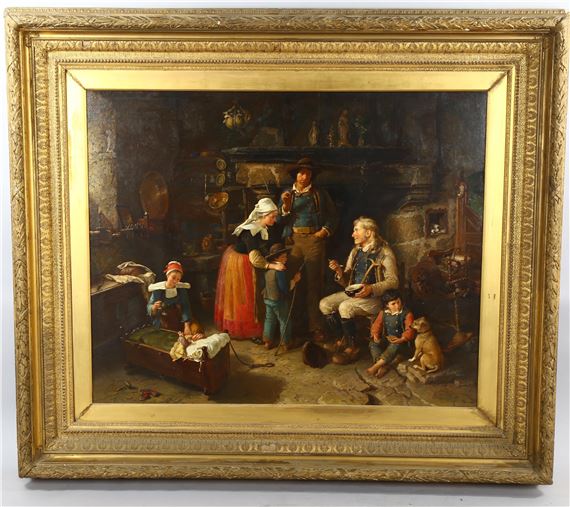 Jonathan Pratt | a Breton interior | MutualArt