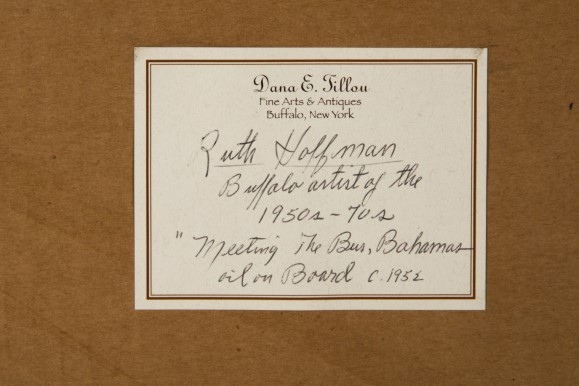 Ruth E. Hoffman | Meeting the Bus (1952) | MutualArt