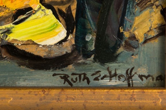 Ruth E. Hoffman | Meeting the Bus (1952) | MutualArt