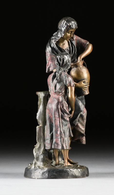 Emile Joseph Nestor Carlier | A La Fontaine (20th Century) | MutualArt