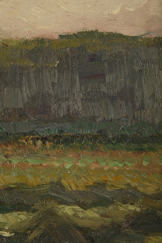 Henry George Keller | Haystacks (1912) | MutualArt