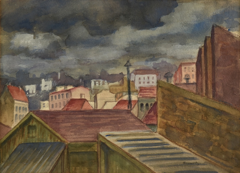 Albert Abramovitz | Rooftops (20th Century) | MutualArt