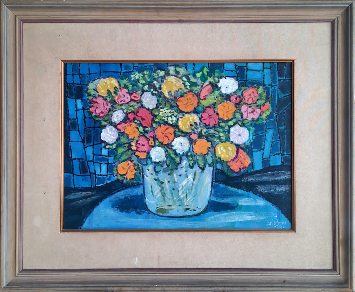 Arie Smit | - Flowers In Bowl (1992) | MutualArt