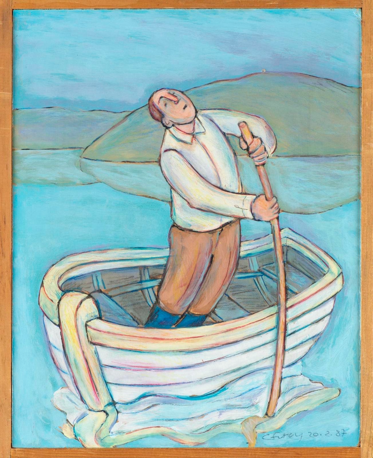 Conrad Furey | Man with pole (87) | MutualArt