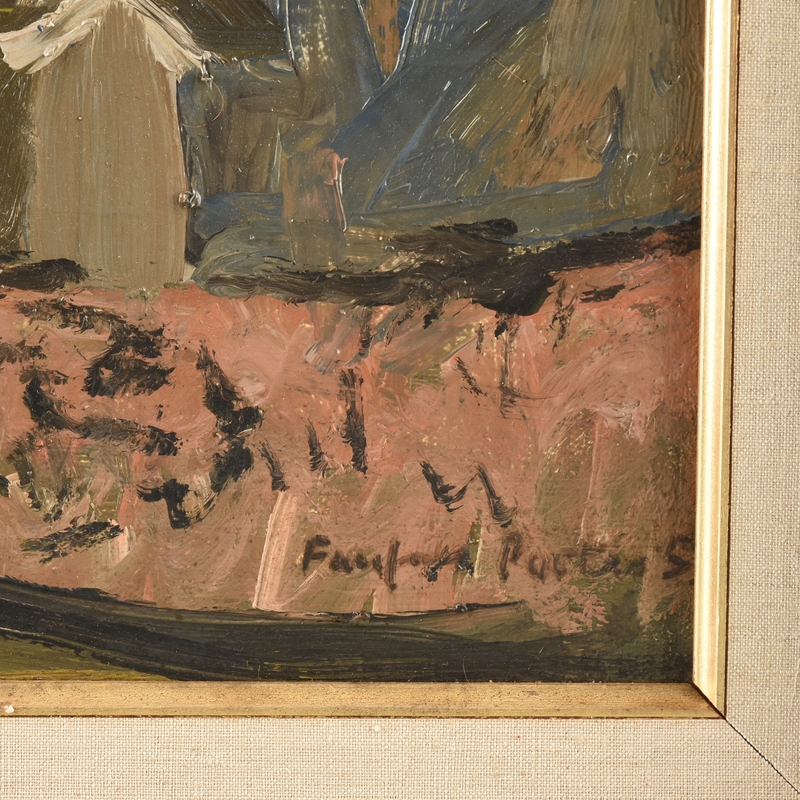 Fairfield Porter | House with Yellow Gable (1953) | MutualArt