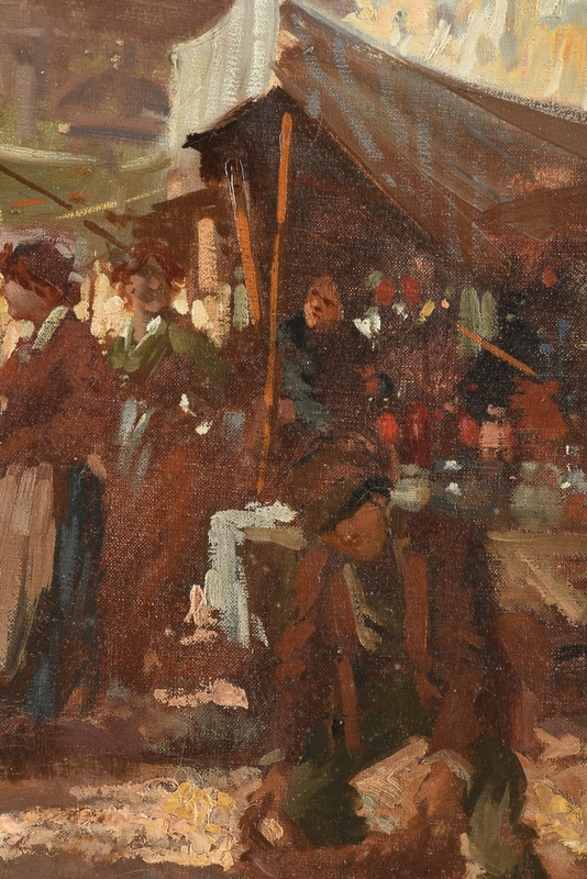 Witman Etelka Vizkeleti | Market Scene | MutualArt