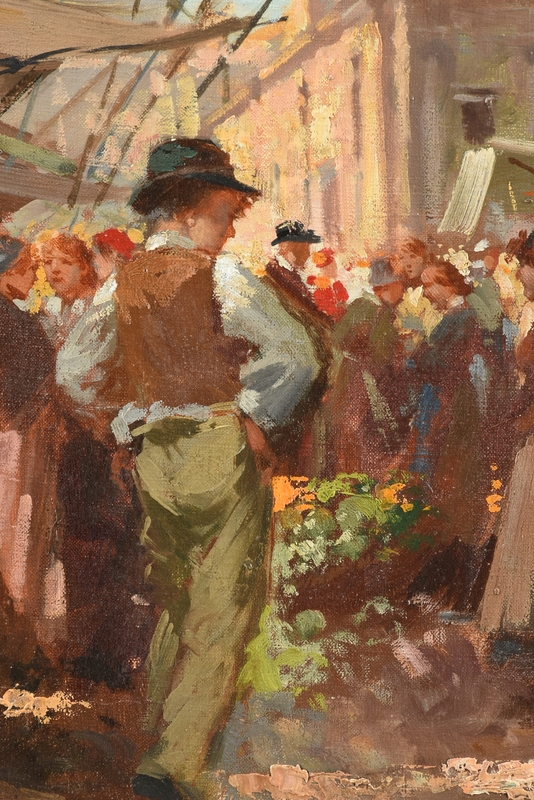 Witman Etelka Vizkeleti | Market Scene | MutualArt