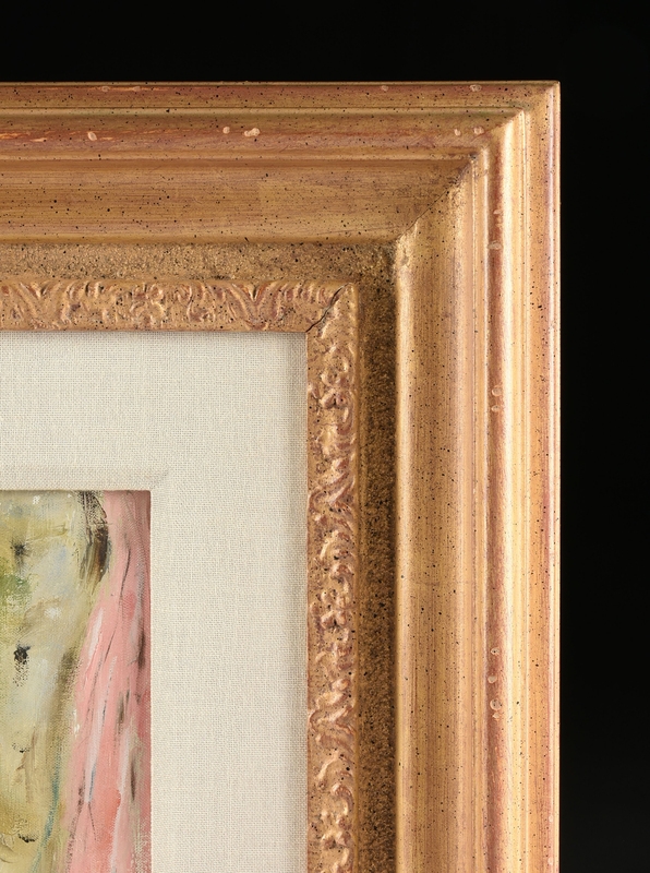 Samuel Edmund Oppenheim | Geisha Portrait with Blue Vase (1990s ...