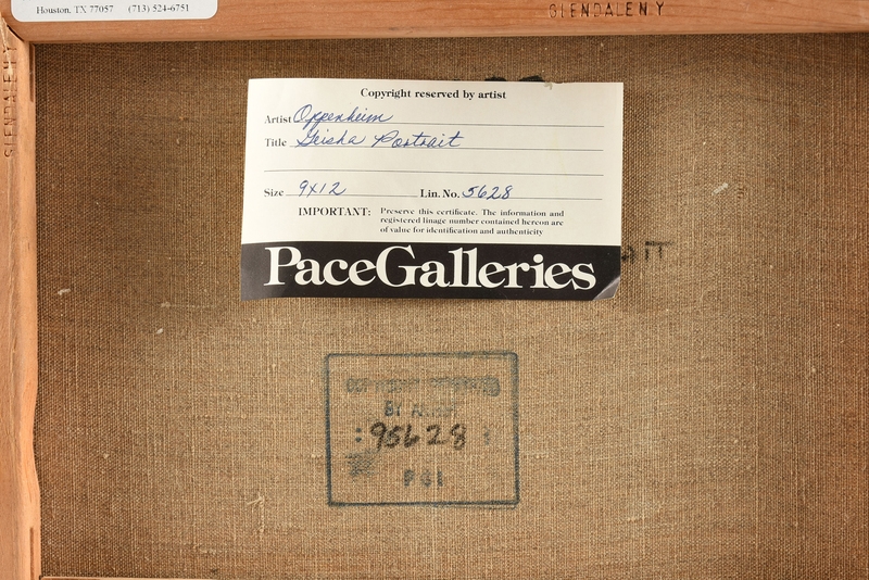 Samuel Edmund Oppenheim | Geisha Portrait with Blue Vase (1990s ...