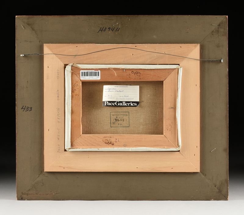 Samuel Edmund Oppenheim | Geisha Portrait with Blue Vase (1990s ...