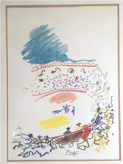 Pablo Picasso | Le Picador Featuring A Gallant Bull Fighter In A Large ...