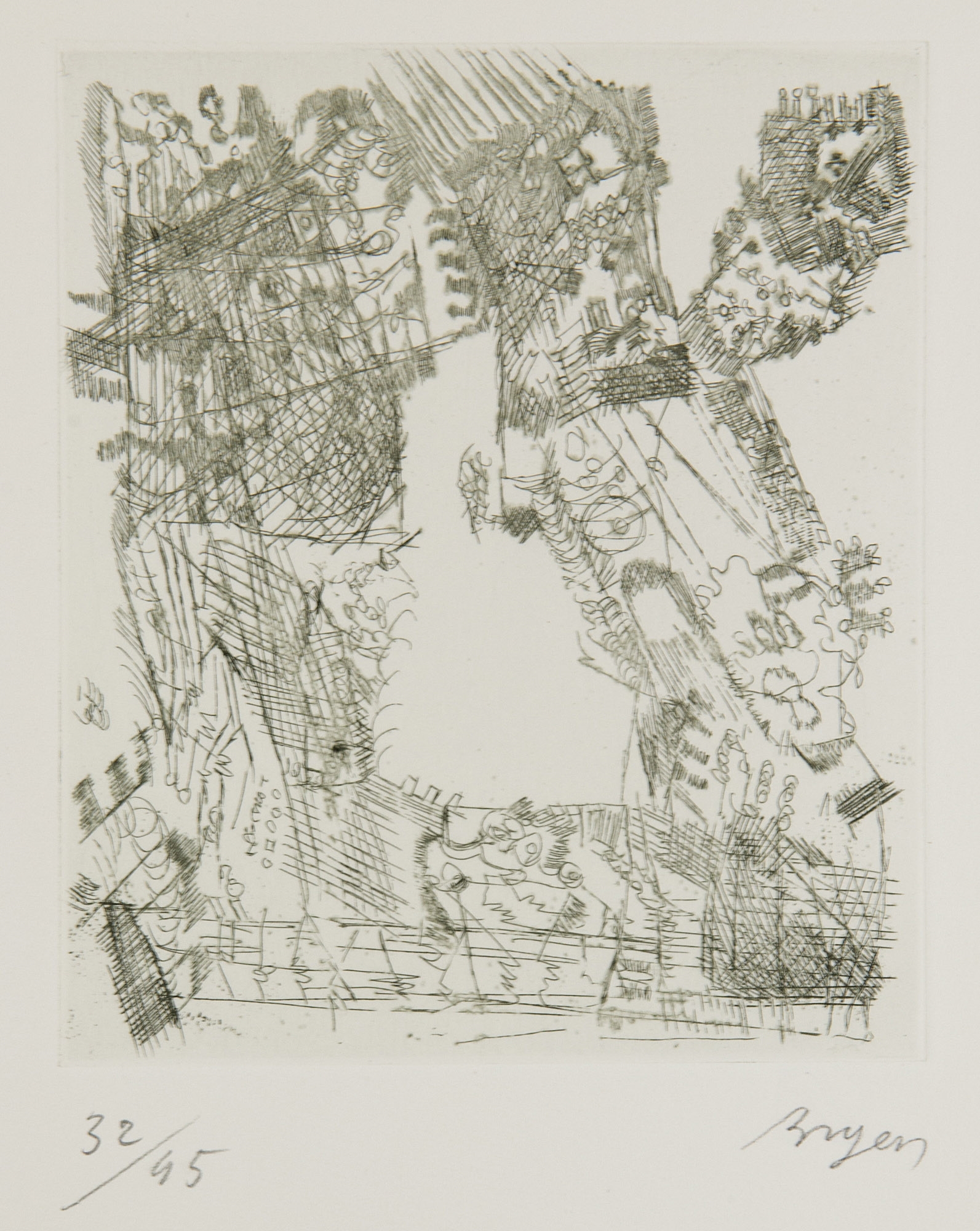 Camille Bryen | Saint Galligraphie (1967) | MutualArt