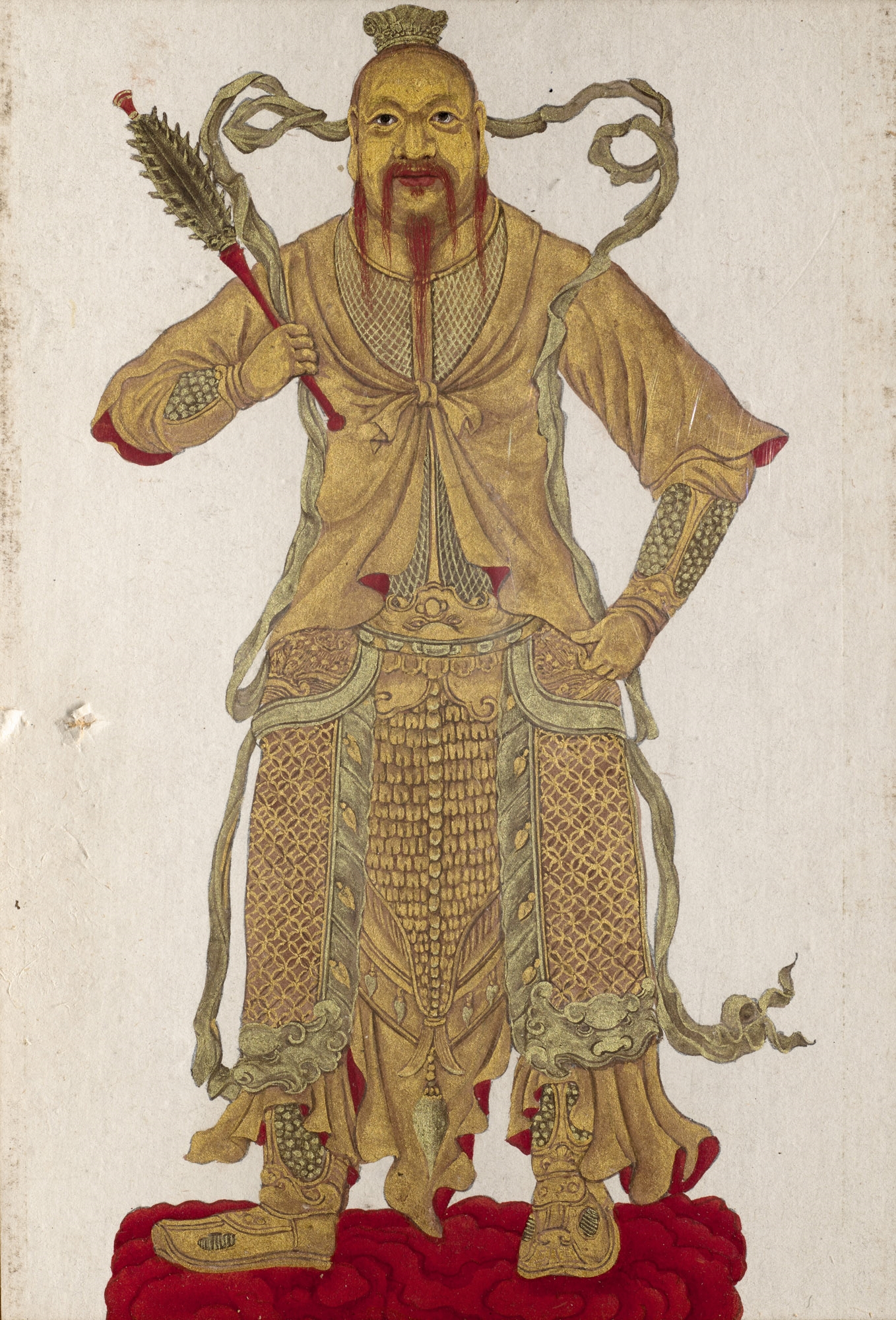 Japanese School, 19th Century | Darstellung der Gottheit Idaten (19 ...