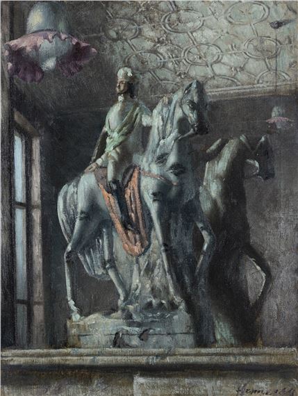 Patrick Hennessy | Interior with Staffordshire Model of Prince Albert ...