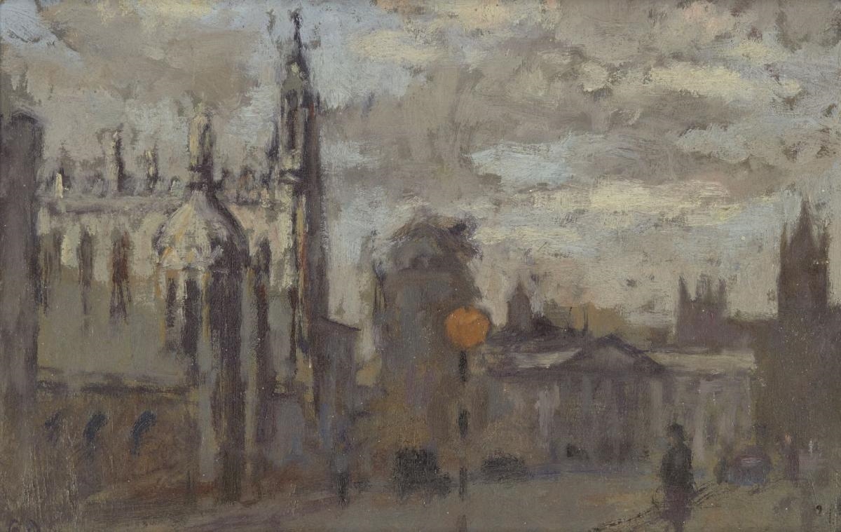 Bernard Dunstan | Conversation in the studio | MutualArt