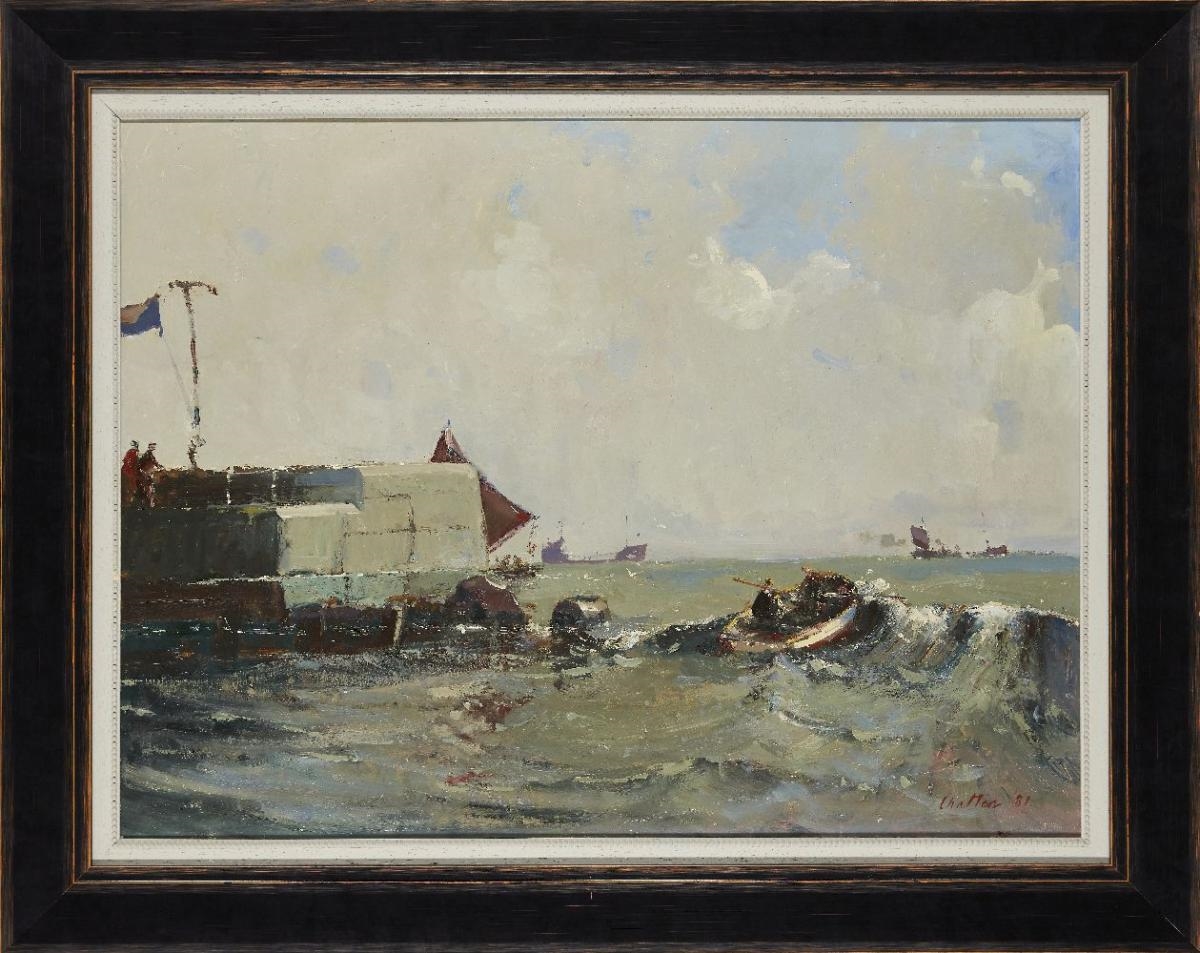 Geoffrey Chatten | Boats off Harbour (1981) | MutualArt