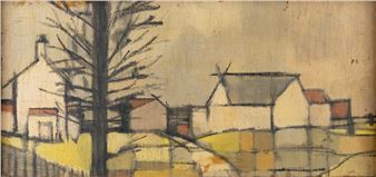 Robert Frame | Sunflowers in Yellow Room | MutualArt