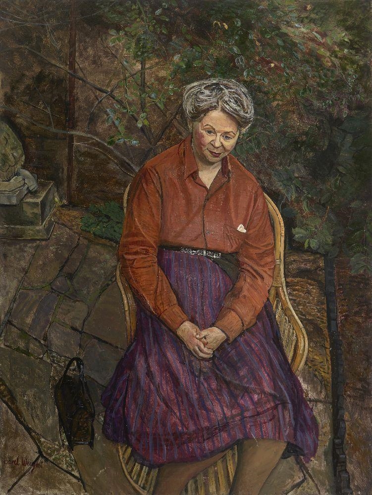 Carel Weight | Portrait of a seated lady | MutualArt