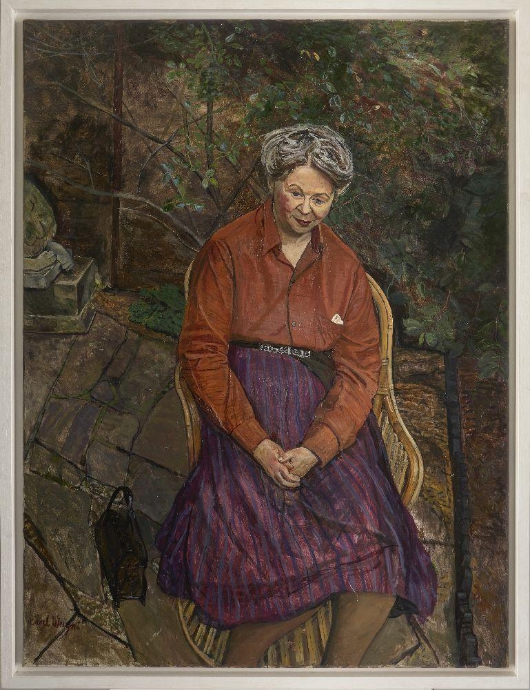 Carel Weight | Portrait of a seated lady | MutualArt
