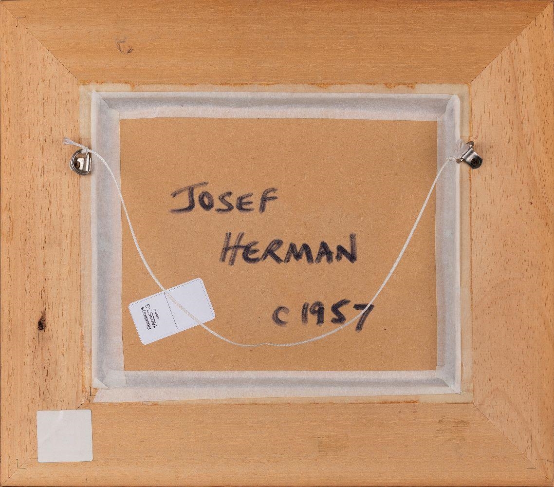 Josef Herman | Man on donkey (Circa 1957) | MutualArt