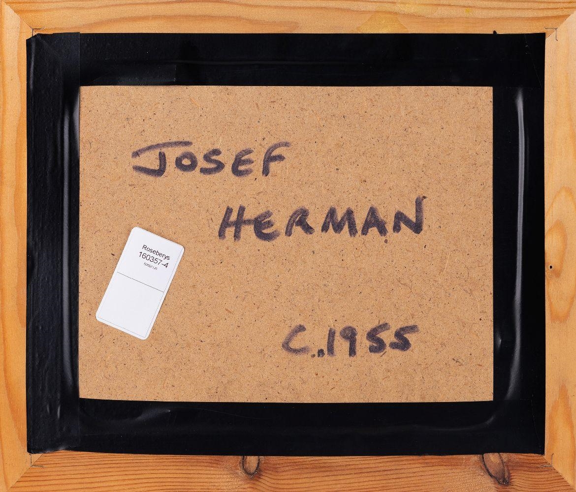 Josef Herman | Mother and child at window (Circa 1955) | MutualArt