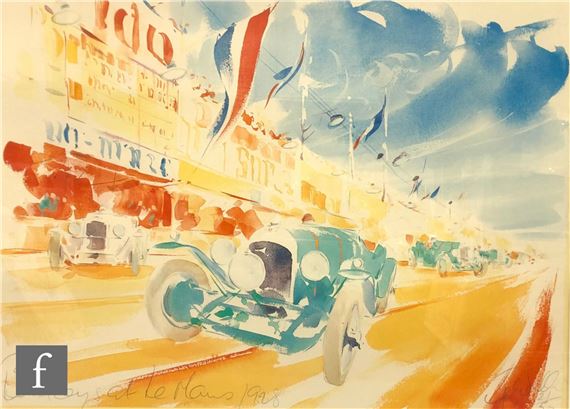 Jake Sutton | 'Bentleys at Le Mans, 1928' | MutualArt