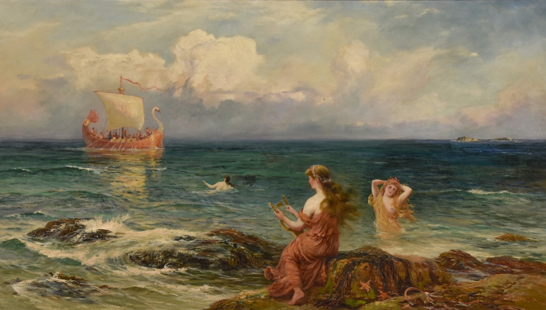 William Henry Borrow | The Sirens | MutualArt