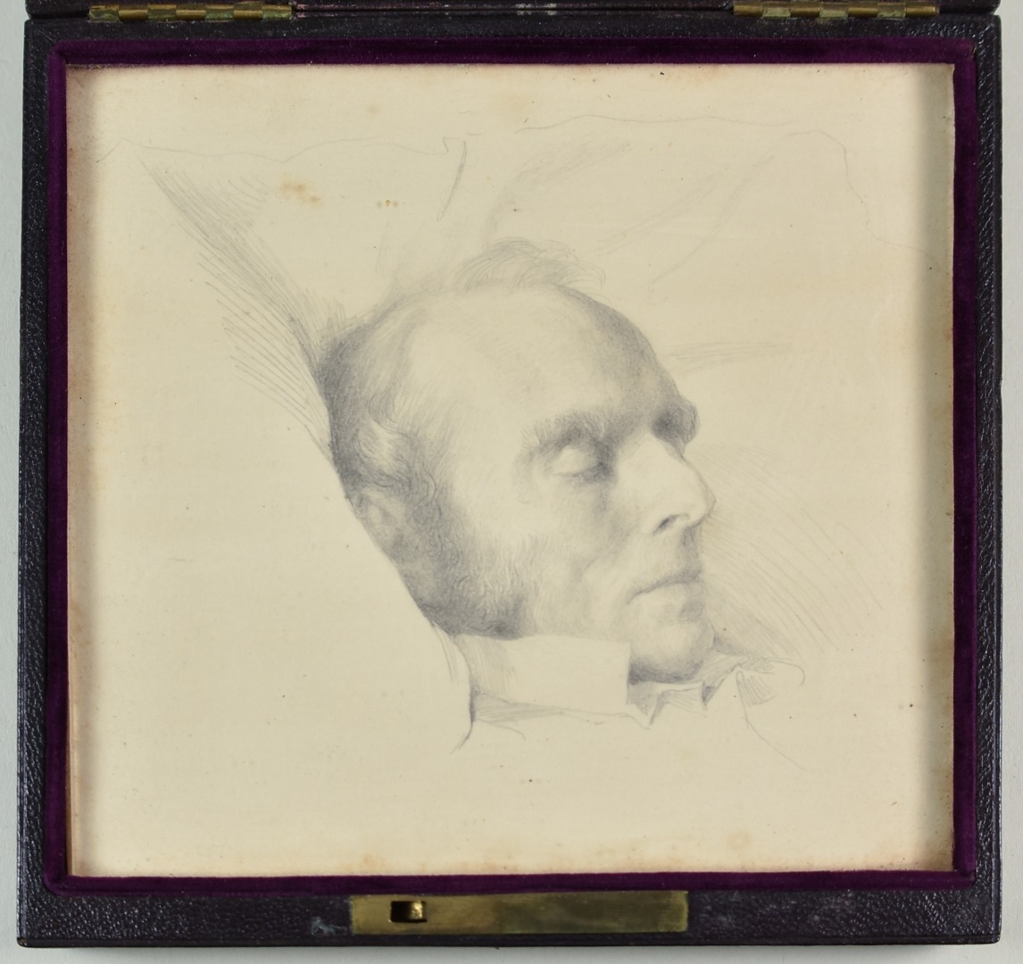 George Frederick Watts | Portrait study of Thomas Hughes | MutualArt
