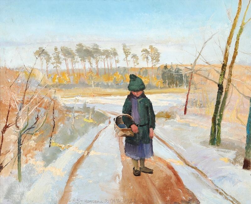 Eiler Sørensen | A woman standing by an open sunlit window | MutualArt