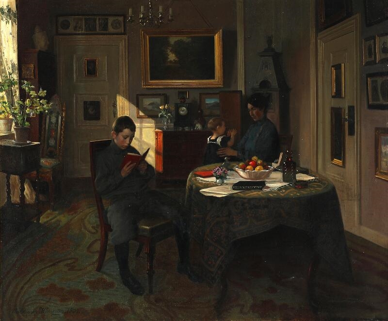 Вальдемар Корнеруп (Valdemar Kornerup), 1865 - 1924.Датский художник ...