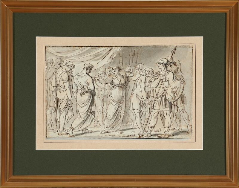 Nicolai Abraham Abildgaard | Study for Marcus Antonius (Circa 1800 ...
