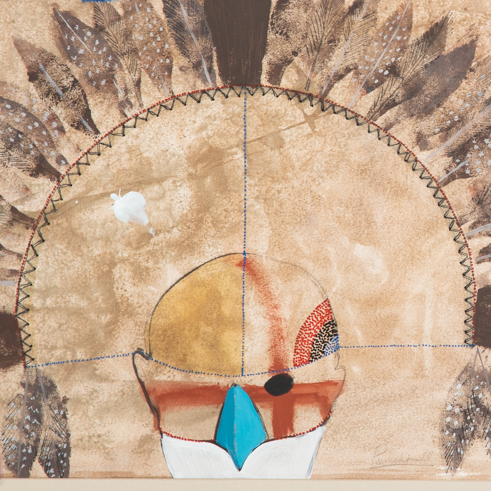 Maximiliano Pruneda | Mask of a Hawk (2010) | MutualArt