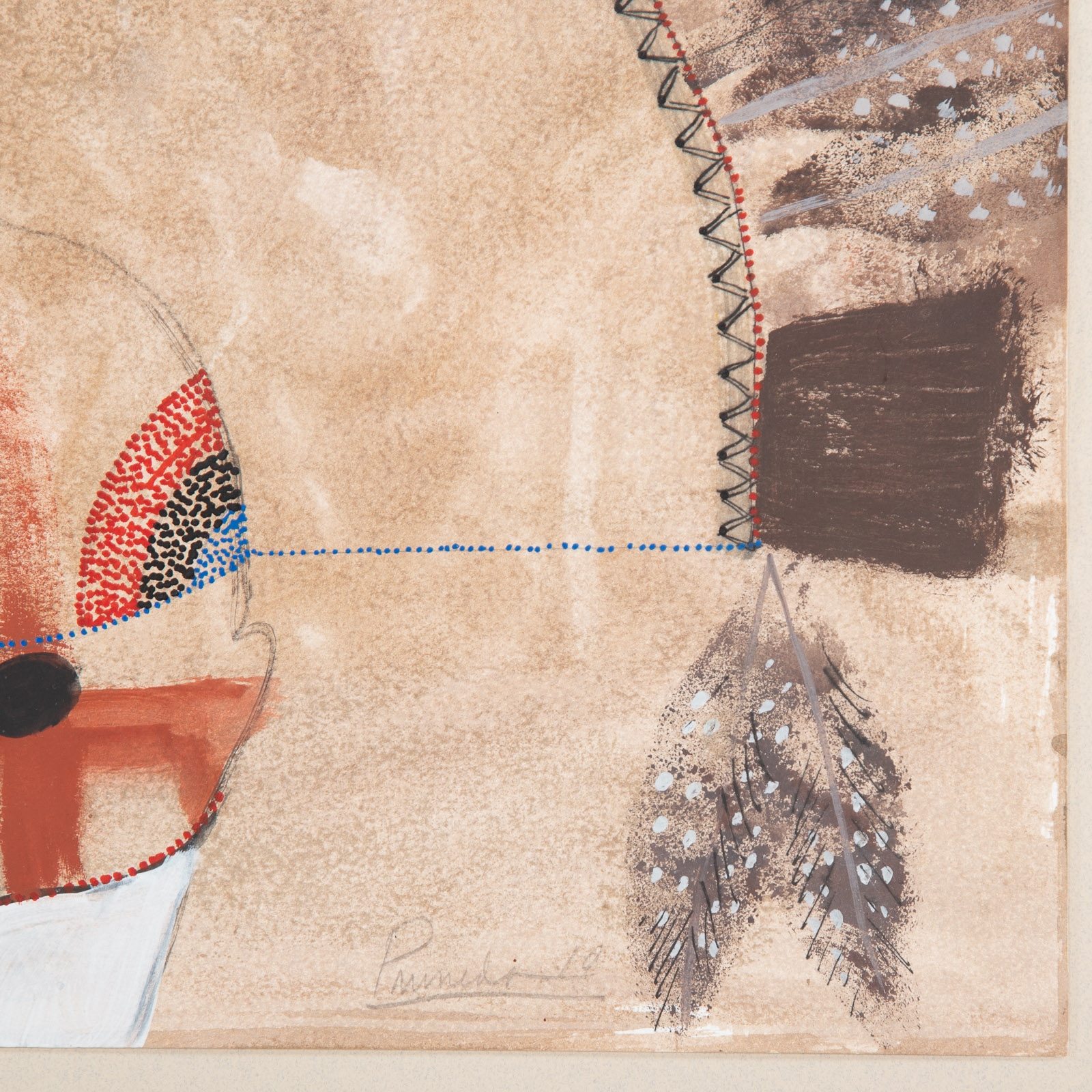 Maximiliano Pruneda | Mask of a Hawk (2010) | MutualArt