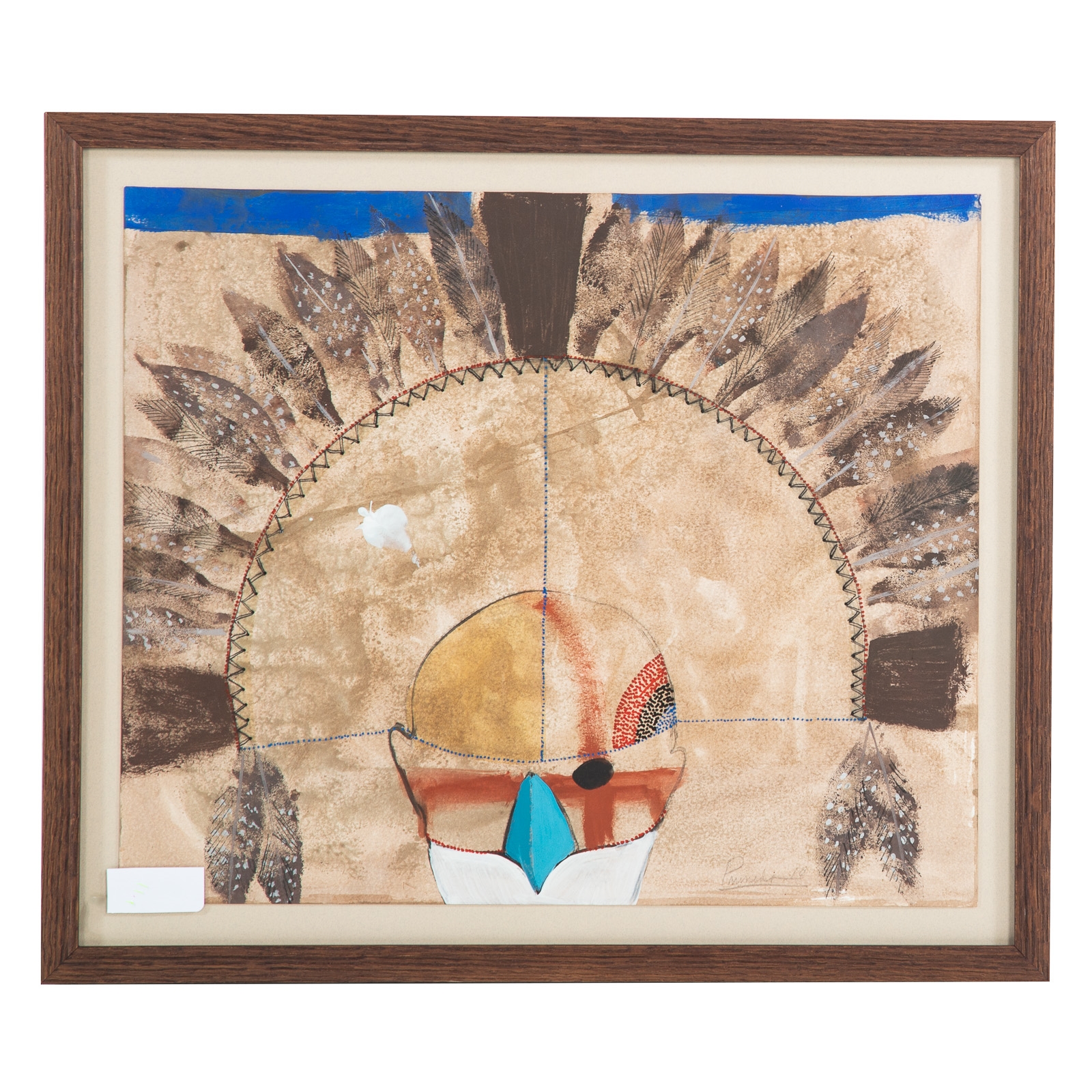 Maximiliano Pruneda | Mask of a Hawk (2010) | MutualArt