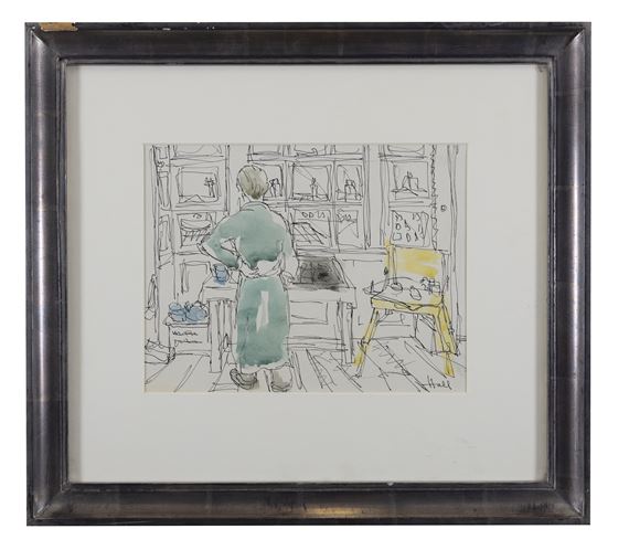 Kenneth Hall | Man in Room | MutualArt