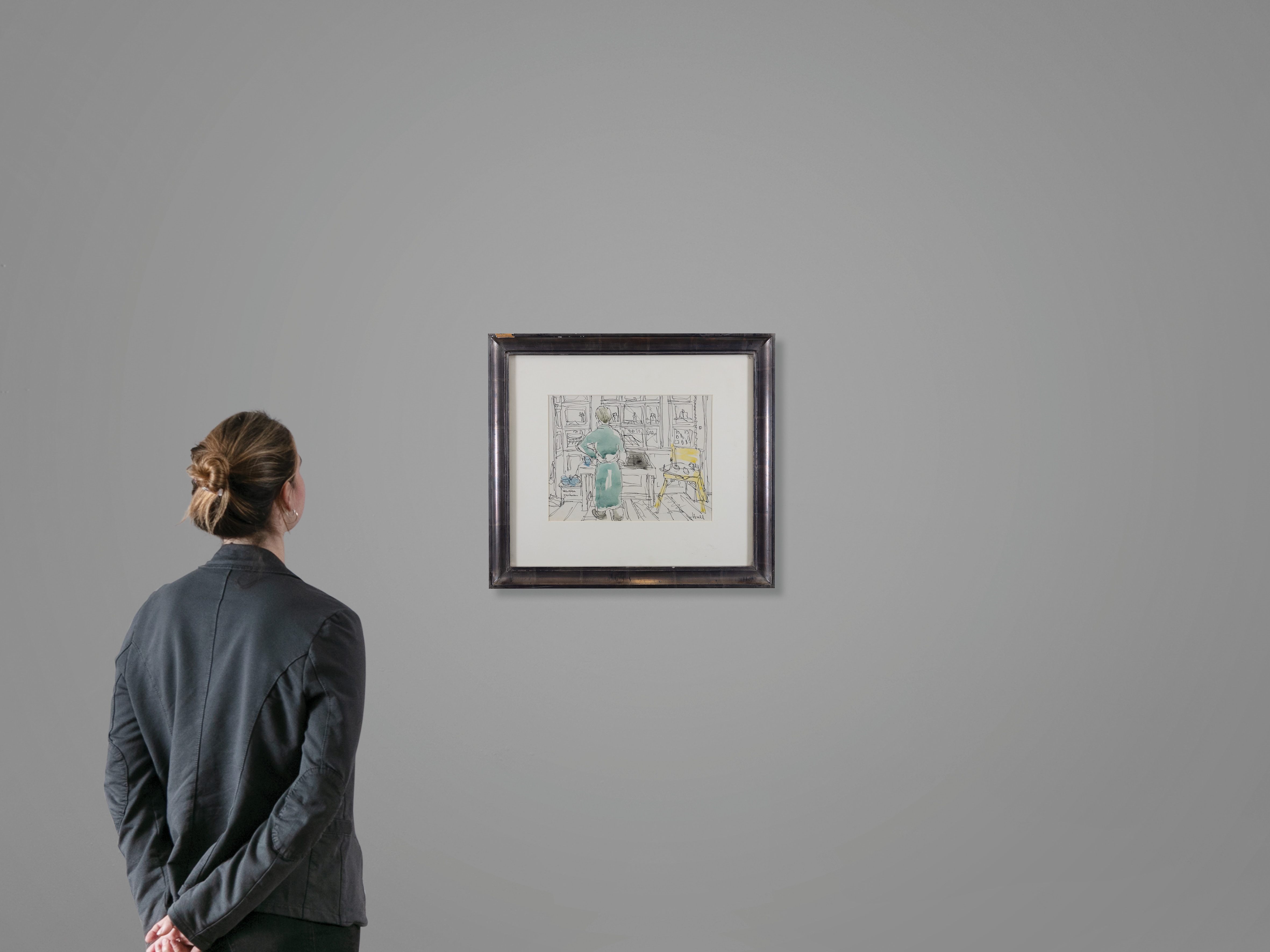 Kenneth Hall | Man in Room | MutualArt