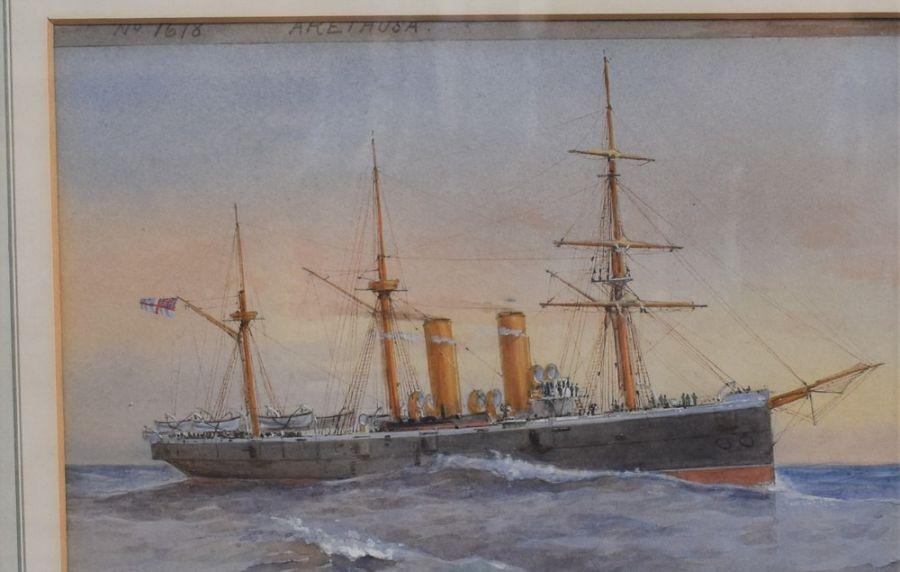 William Frederick Mitchell | a signed watercolour of HMS Arenthusa ...