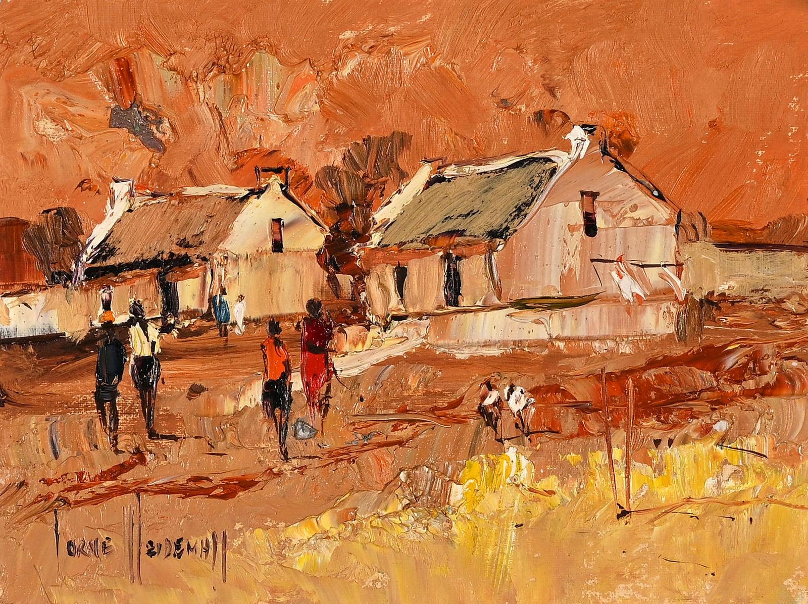 Corné Weideman | Farmhouses and Figures | MutualArt