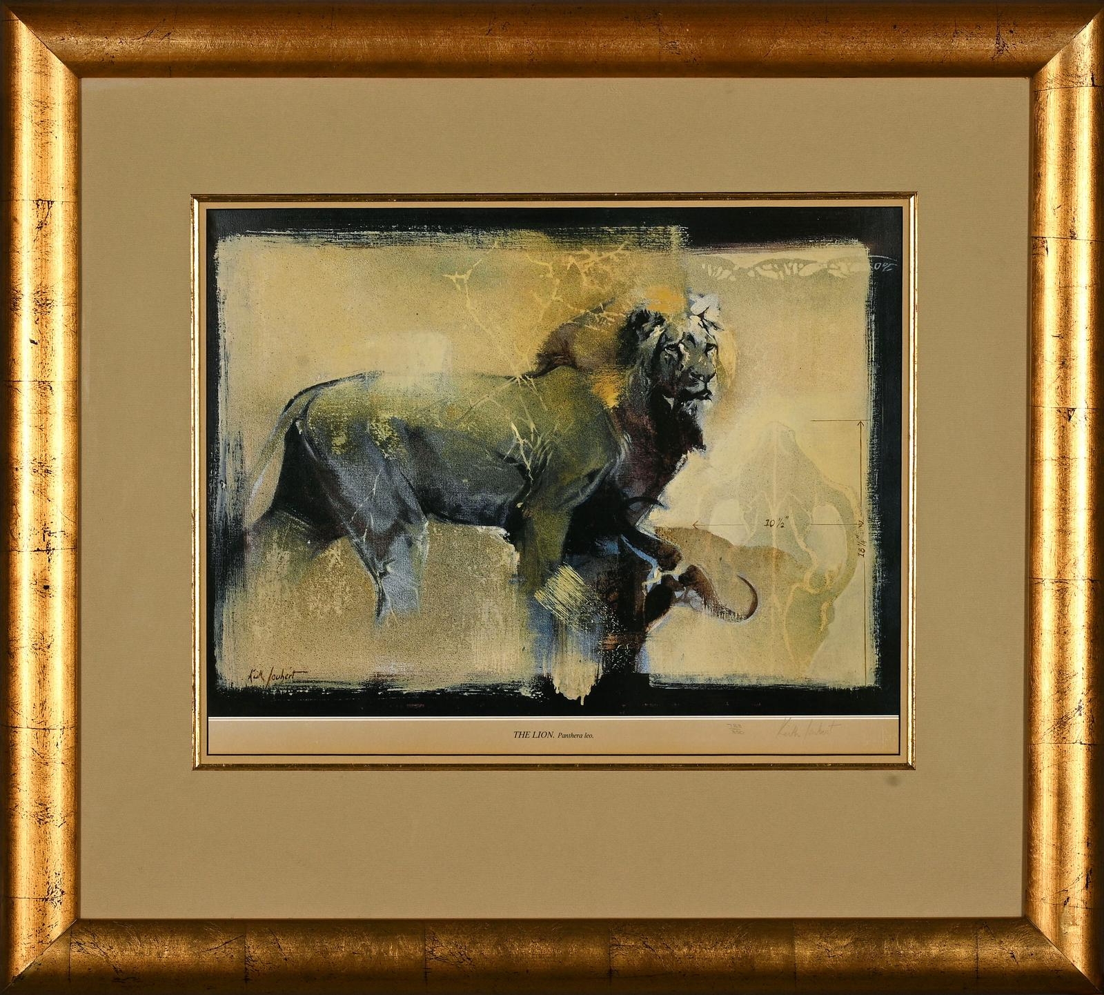 Keith Joubert | Two Works: The Leopard, and The Lion | MutualArt