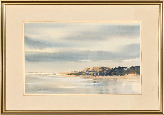 Peter Hall | Figures on a Beach | MutualArt