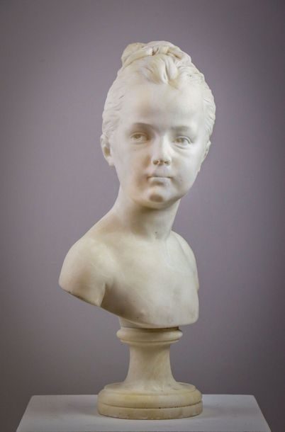 Jean-Antoine Houdon | Visage de Madame Mégret de Sérilly | MutualArt