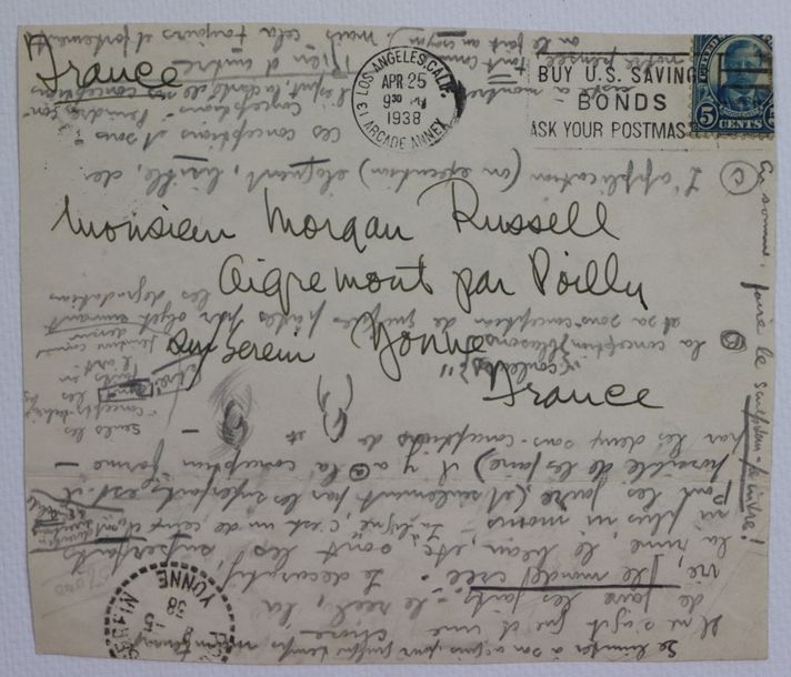 Morgan Russell | Etudes de corps et annotations. | MutualArt