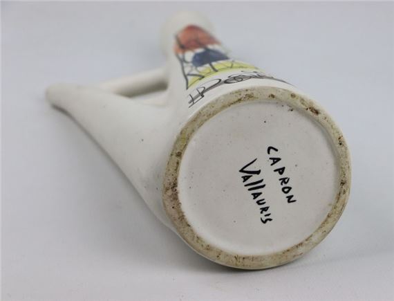 Roger Capron | Carafe à pastis en céramique polychrome. | MutualArt