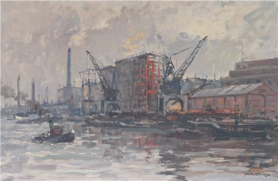 Jan Korthals | Havengezicht | MutualArt