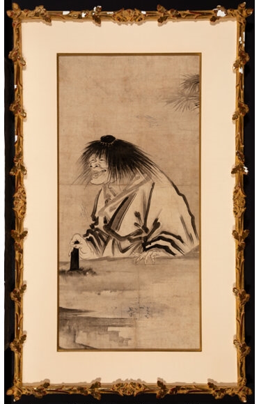 Japanese School, 19th Century | Kanzan and Jittoku (1979) | MutualArt