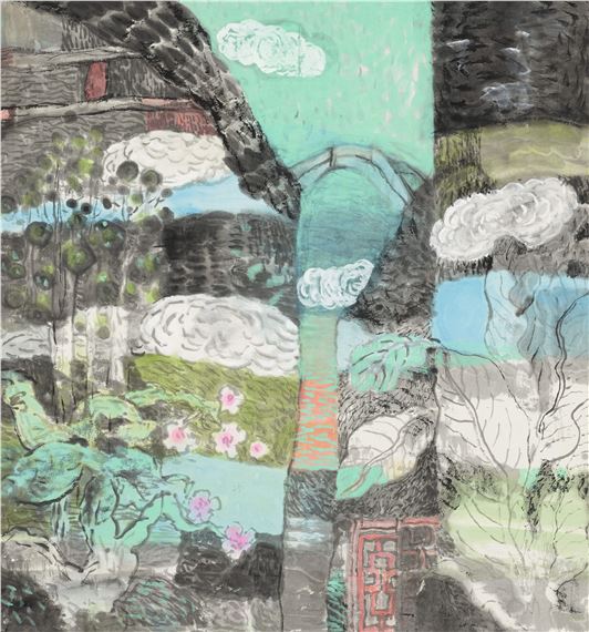 Sun Hongwen | Water town map | MutualArt