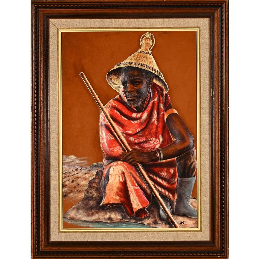 Mizraem Maseko | Basotho Man Near Maseru (1984) | MutualArt