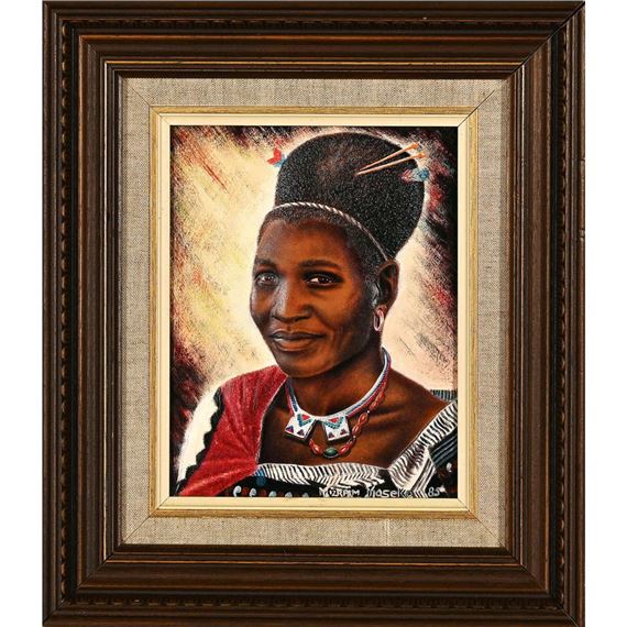 Mizraem Maseko | Two Works: Swazi Married Woman, and Zulu Rain Maker ...
