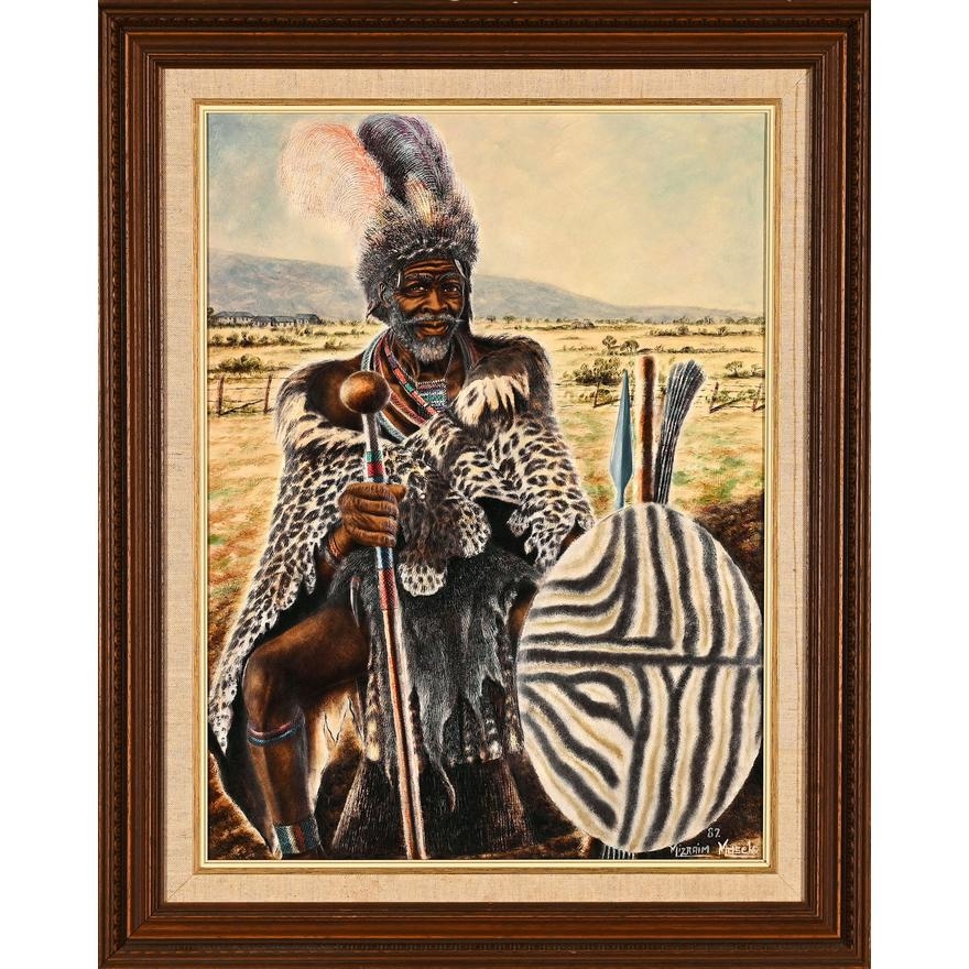 Mizraem Maseko | Zulu Chief of the Maqadini Clan (1987) | MutualArt