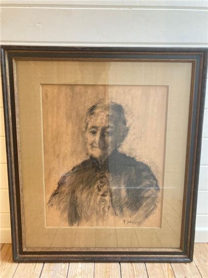 Ferdinand Schirren | Old woman | MutualArt